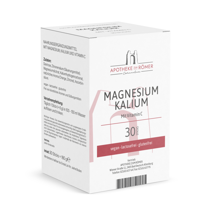 Magnesium Kalium Pulver (Sticks) 30 Stk – Apotheke zum Römer
